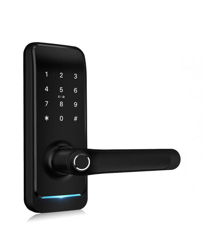 SL-H15B Smart 5-IN-1 Lever Entrance - Black